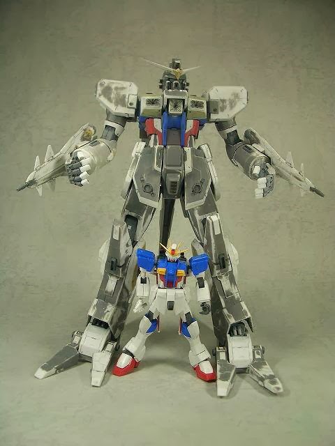 1/144 Destroy Gundam - PG 1/60 Strike Gundam Conversion Build