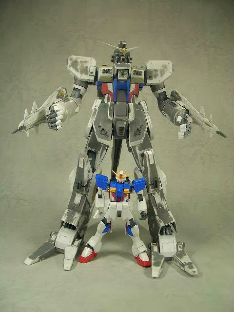 1/144 Destroy Gundam - PG 1/60 Strike Gundam Conversion Build