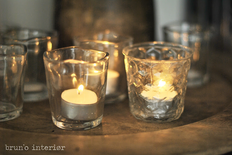 brun'o interiør: Levende lys