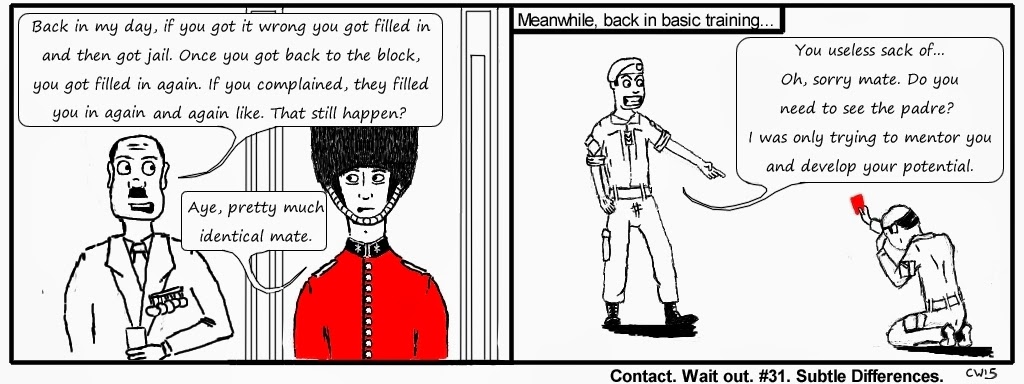 Contact. Wait out.: Contact. Wait out. #31. Subtle Differences.