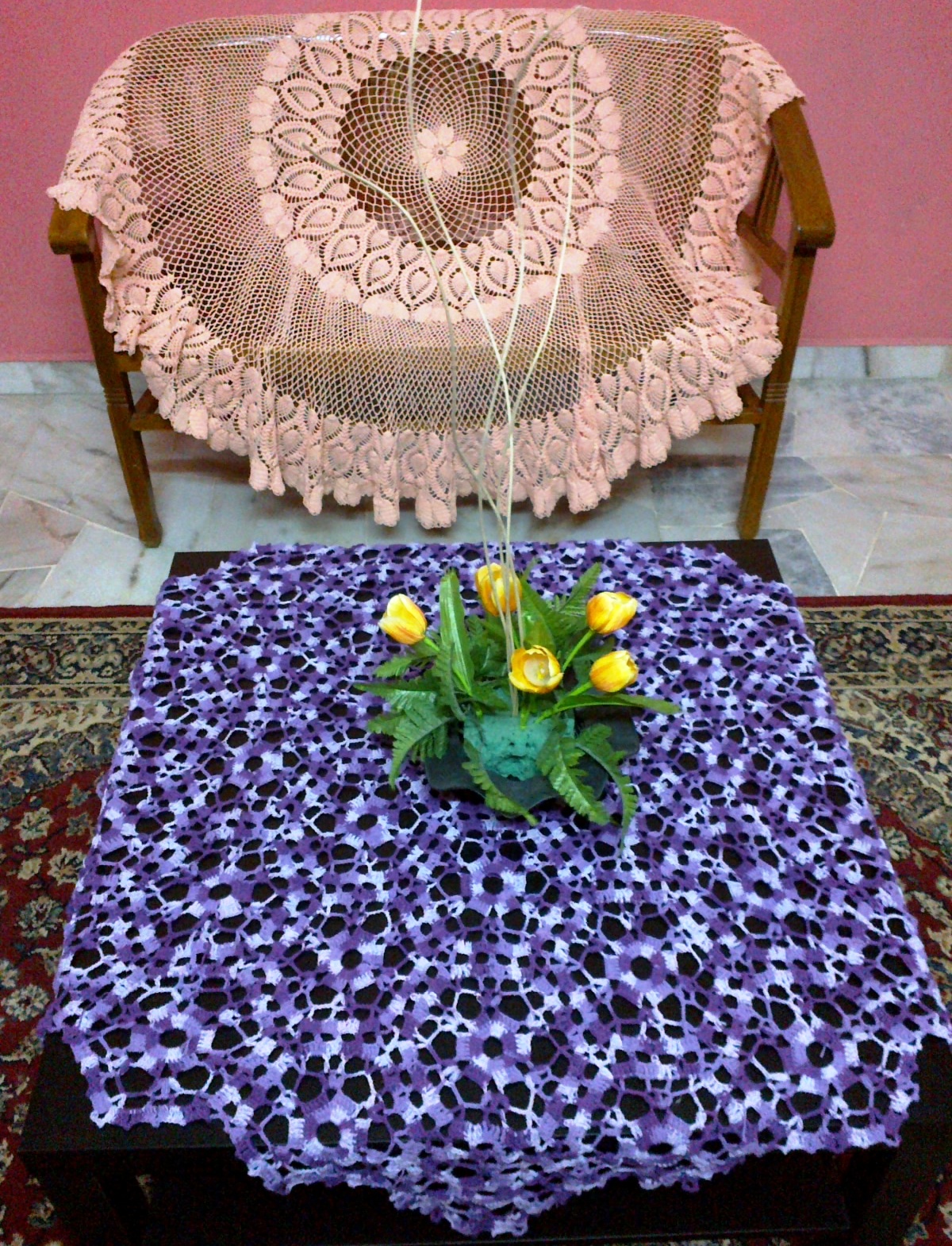 Linanuar Online Store(SA0147367-V): Lapik meja crochet