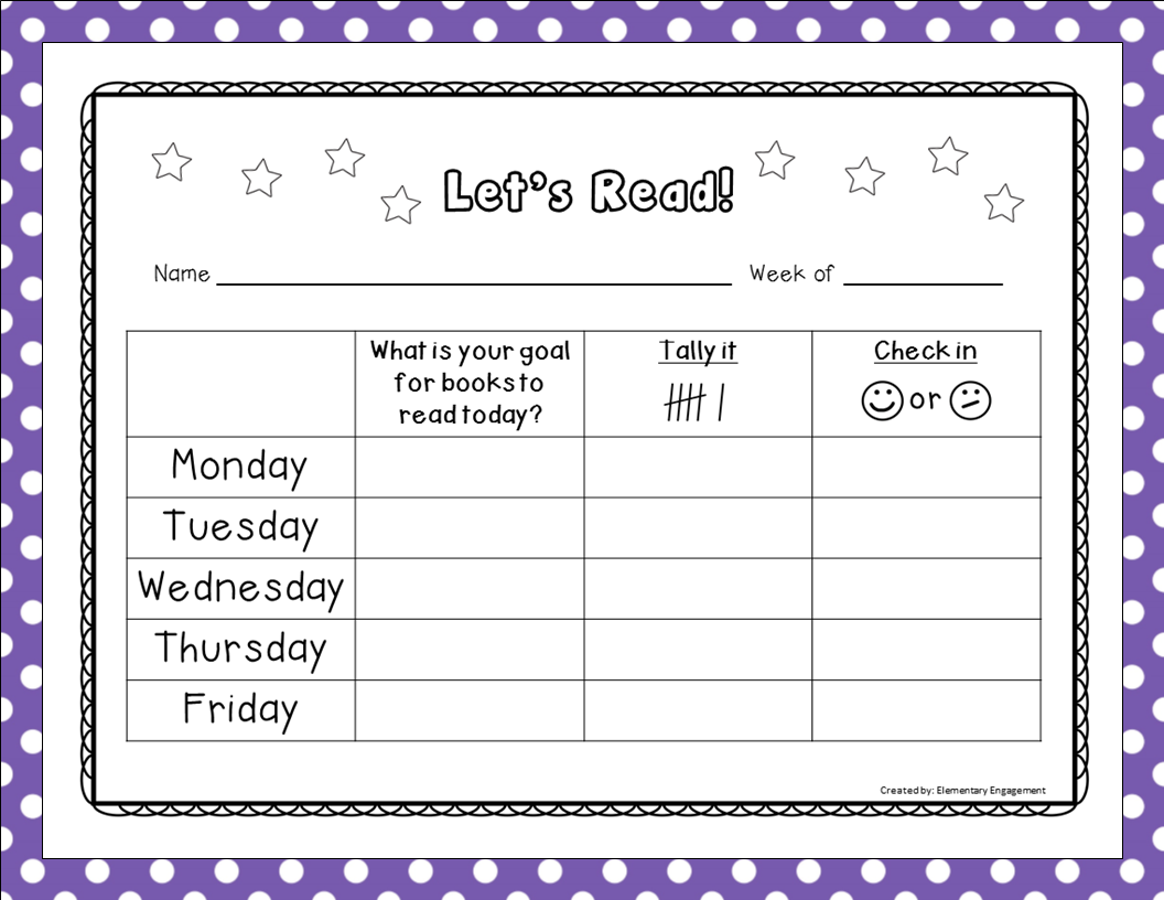 Tracking Reading at School - Elementary Engagement