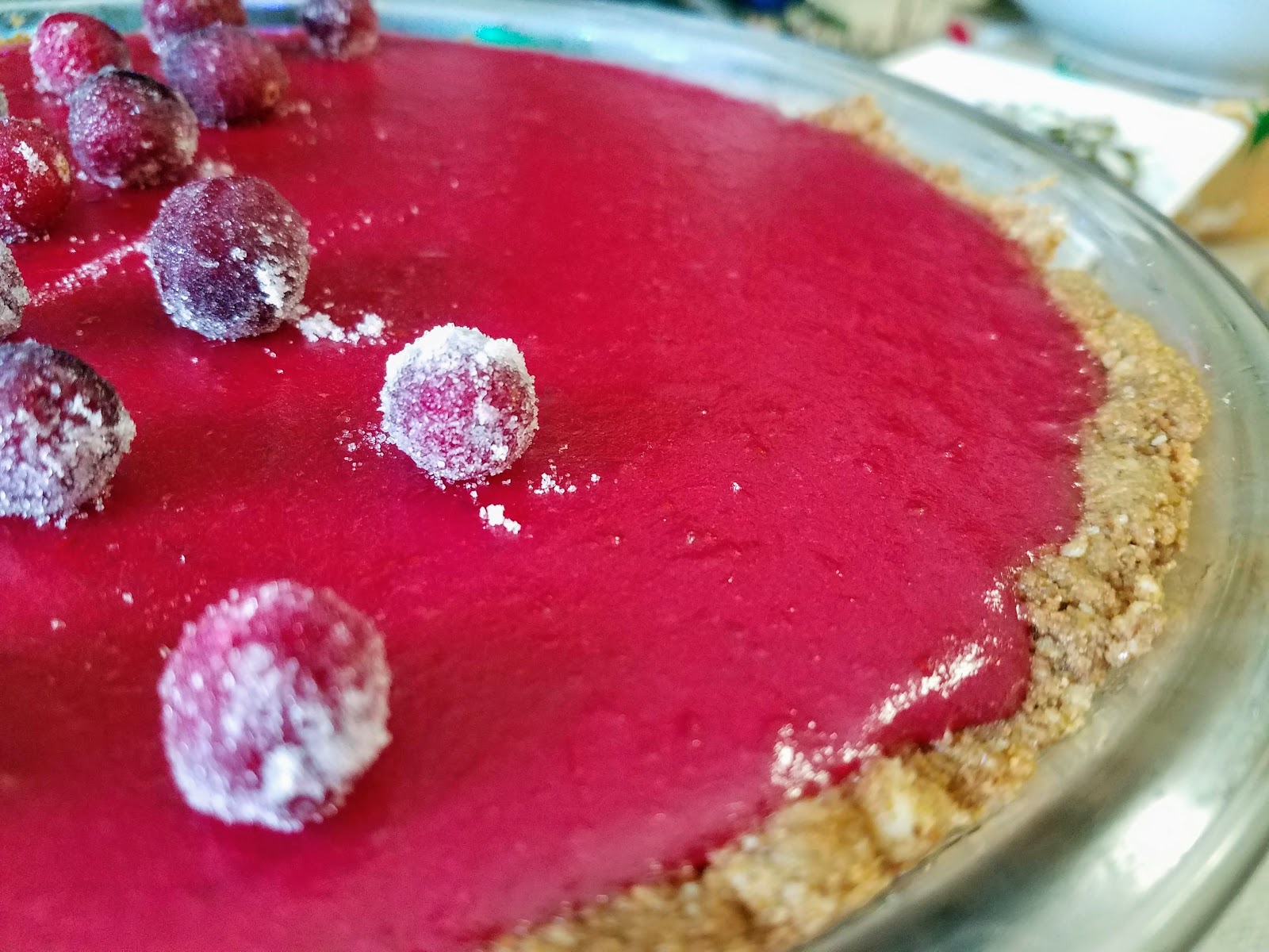Cranberry Gingersnap Pie