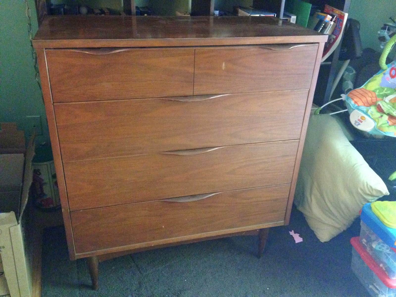 Lindsey Edits: Dresser Makeover: Paint Job and Scrapbook Paper Drawers