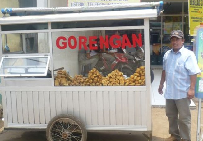 √ 58 Model Gerobak Gorengan Modern Terbaru yang Wajib Ditiru ...