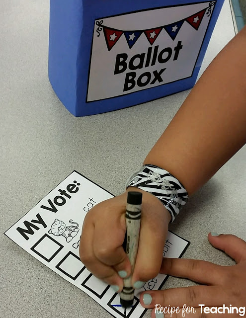 Election Day Voting Fun for Kindergarten - Recipe for Teaching