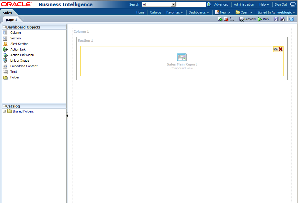 OBIEE2go: OBIEE 11g6 : Creating Dashboard Traversing Through Graph