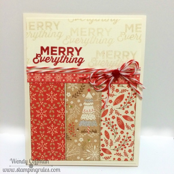 Stamping Rules!: Day 224: Merry Everything Twinkle Card