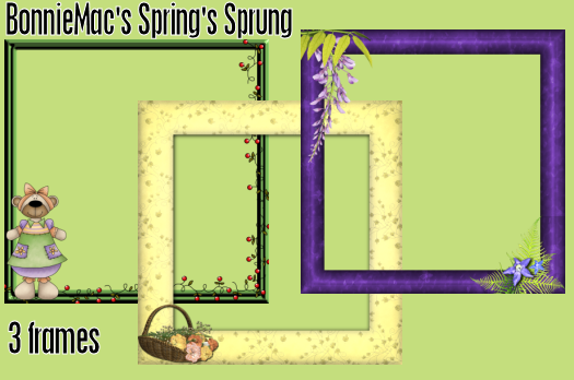 BonnieMac's PSP Tubes and Scrapkits: Spring's Sprung