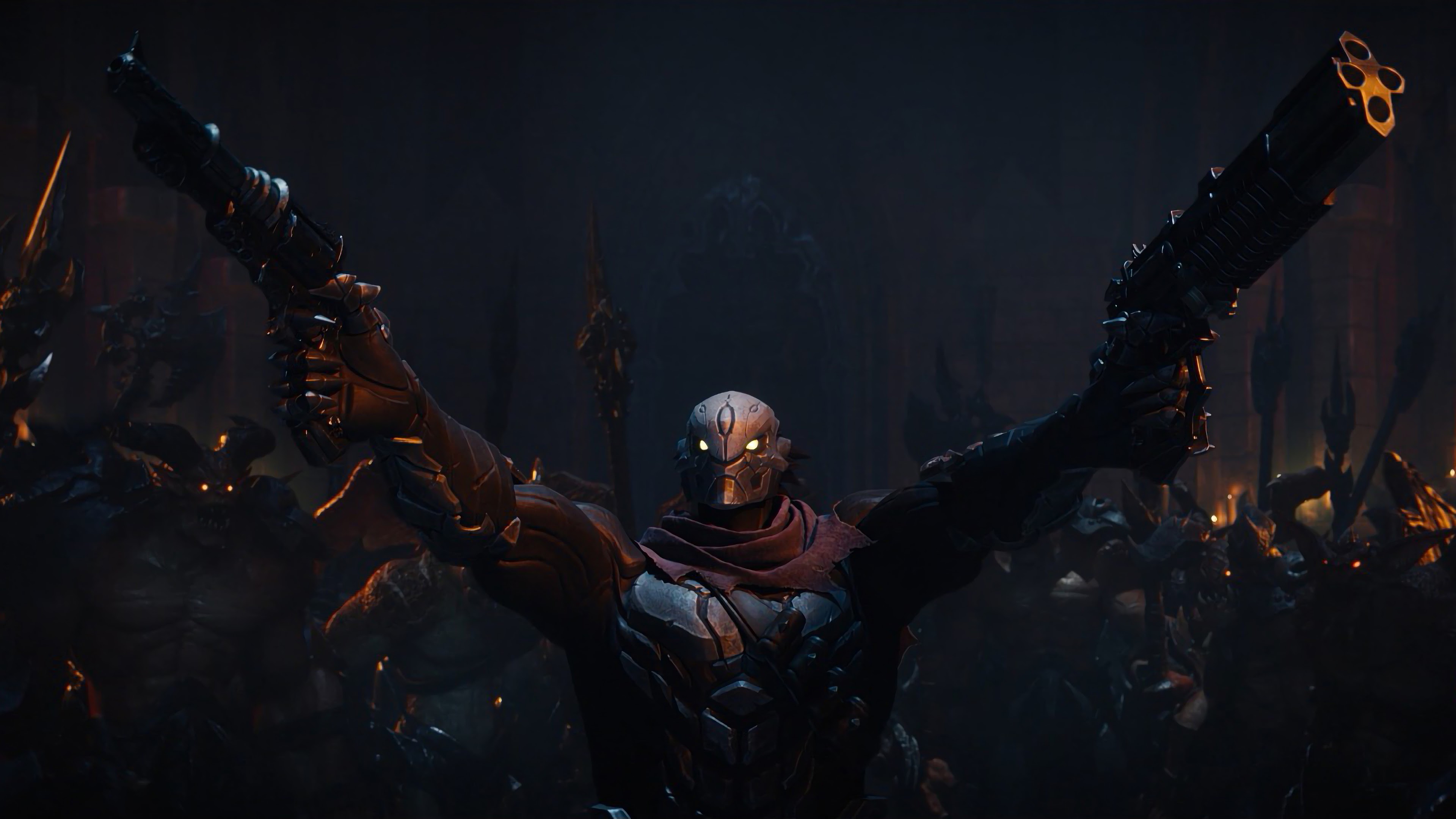 Darksiders Genesis, Strife, Guns, 4K, #3 Wallpaper PC Desktop