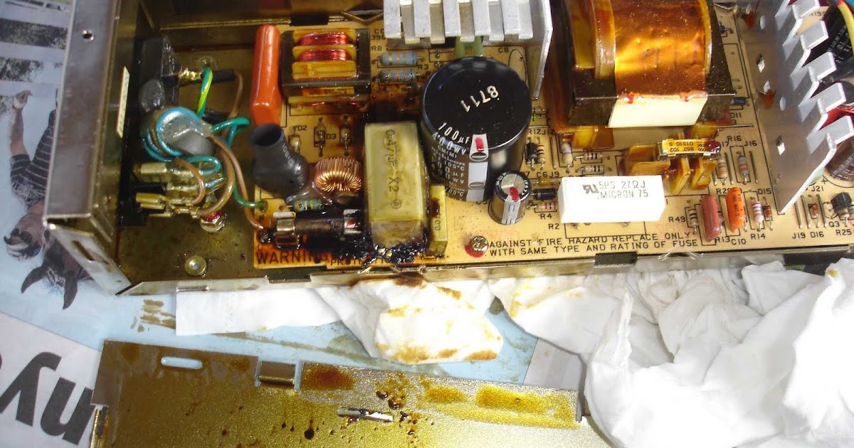 Apple II Projects: Power Supply - Failure