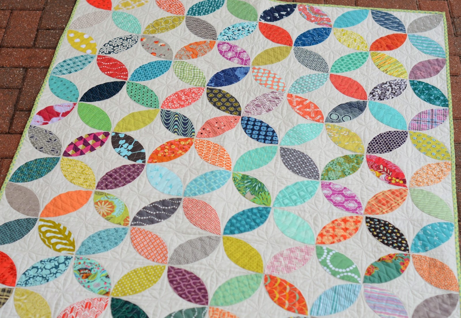 Hyacinth Quilt Designs: Orange Peel Quilt