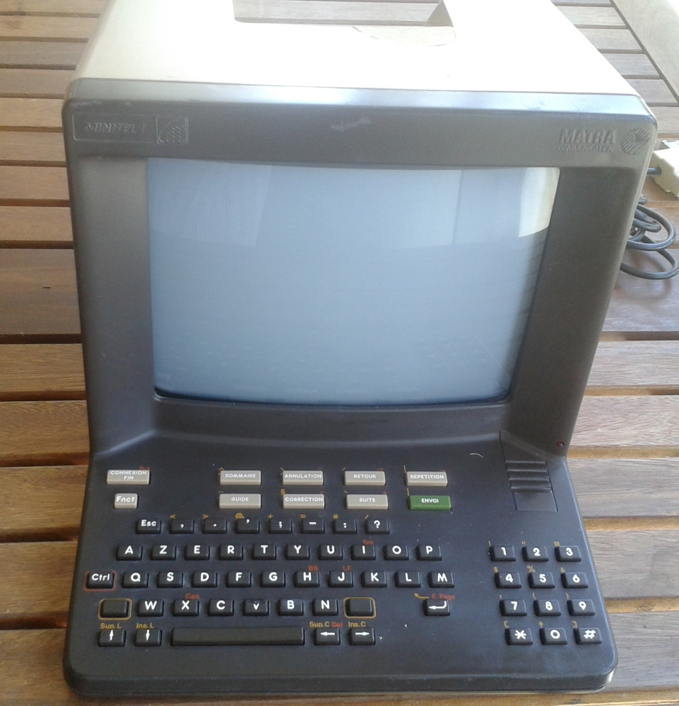 Retro Ordenadores Orty: Terminal Matra Minitel 1