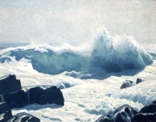 marine oil paintings: James Perry Wilson