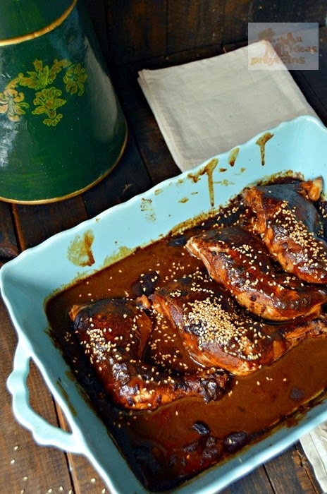 RECETA DE POLLO AL MOLE ROJO - Mil ideas, mil proyectos