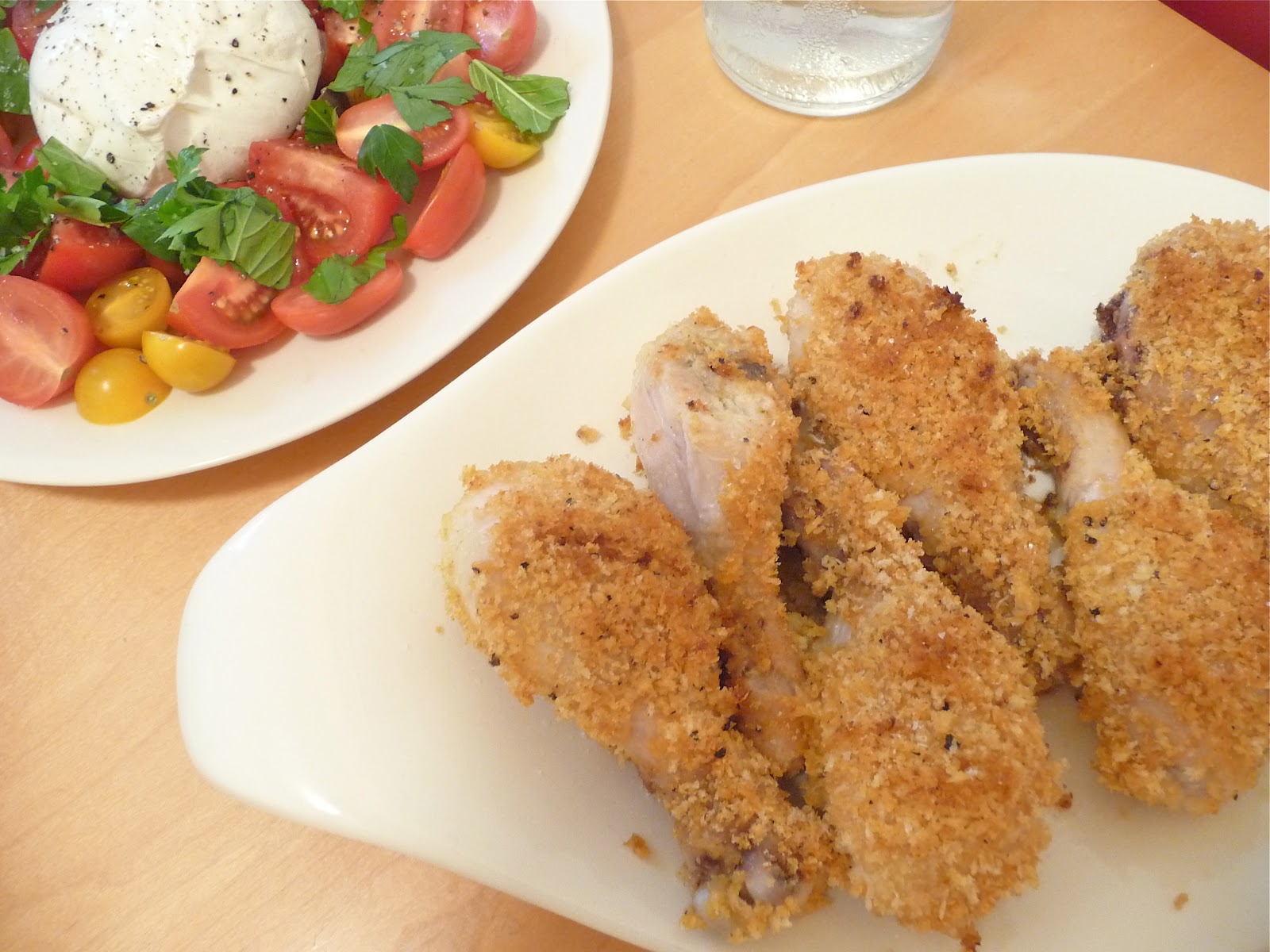 dinner party: deviled chicken drumsticks