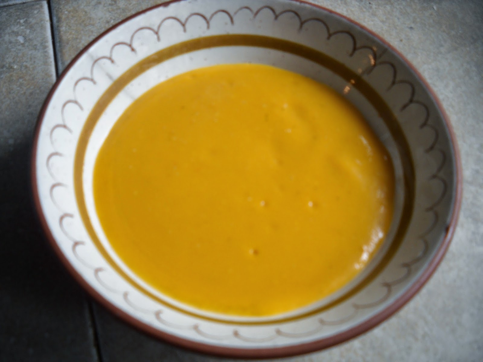 Patsy's Post: Yellow soup..what is in it?