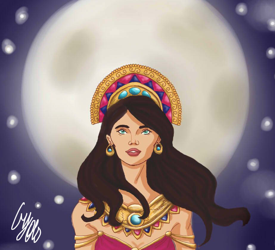 Mama Quilla Diosa De La Luna Inca