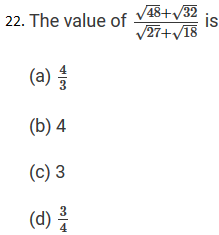 R.D. Sharma Solutions Class 9th: Ch 3 Rationalisation MCQ