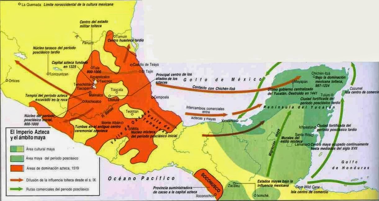 CULTURA AZTECA: Ubicación, Arquitectura, Escultura