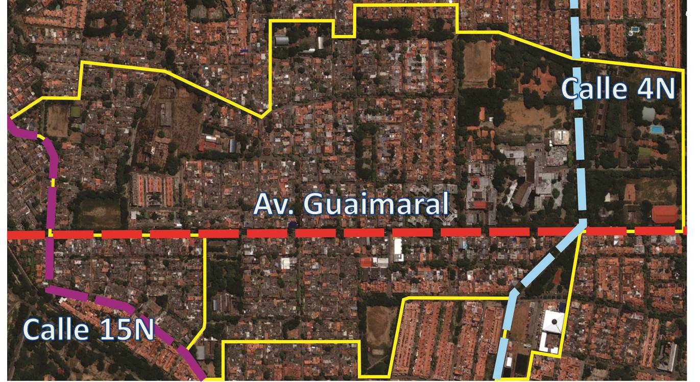 Equipamientos en el barrio Guaimaral