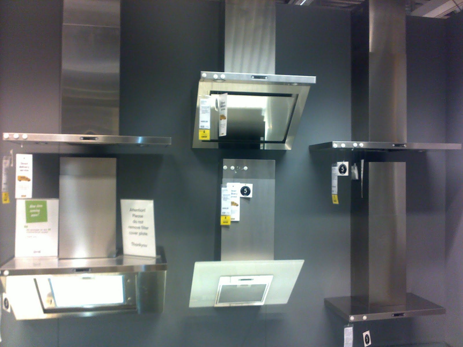 sophiepercival: Appliance displays in Ikea