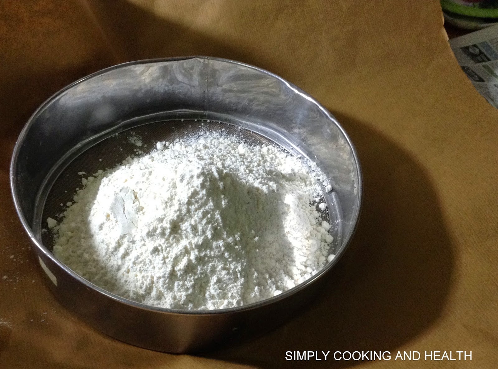 Simply Cooking and Health: Steaming all-purpose flour