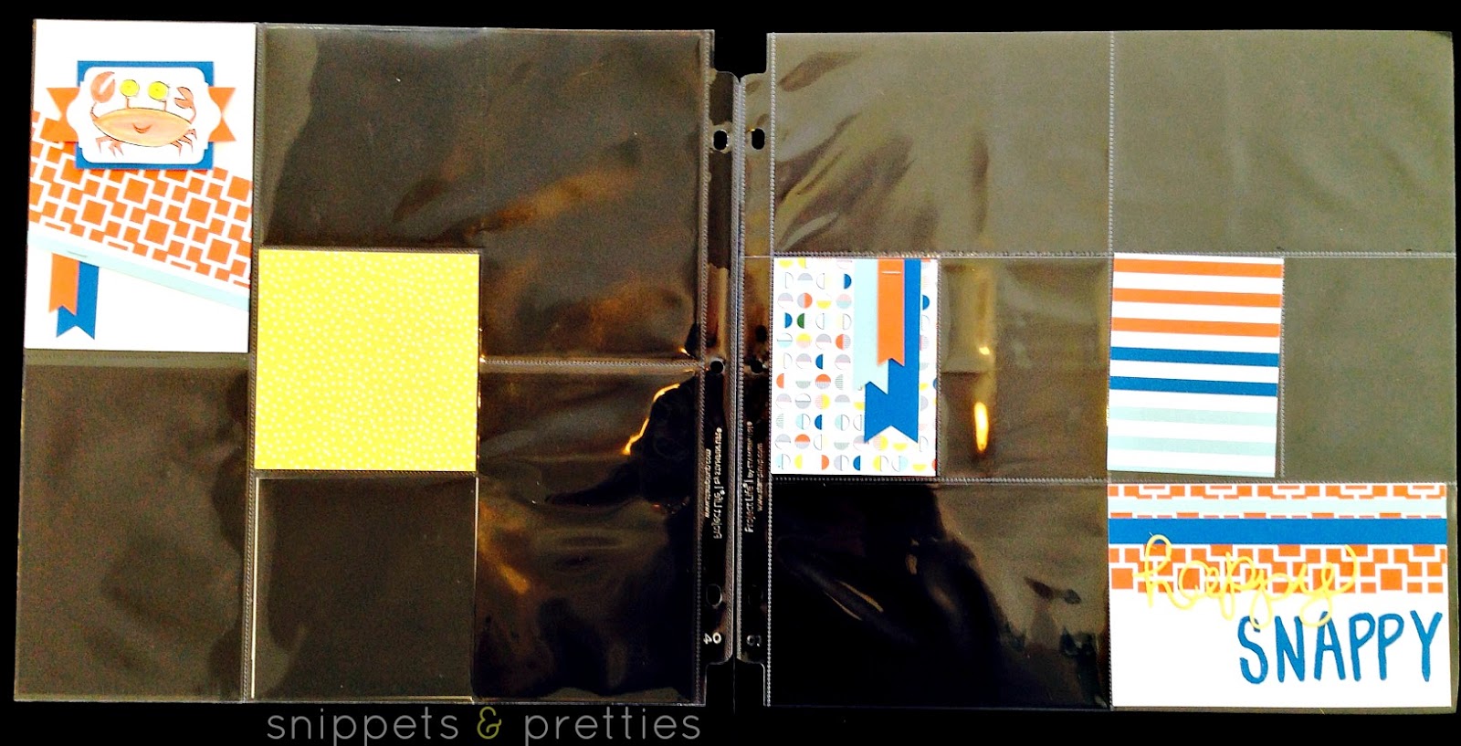 Snippets and Pretties: Happy Snappy card and Project Life