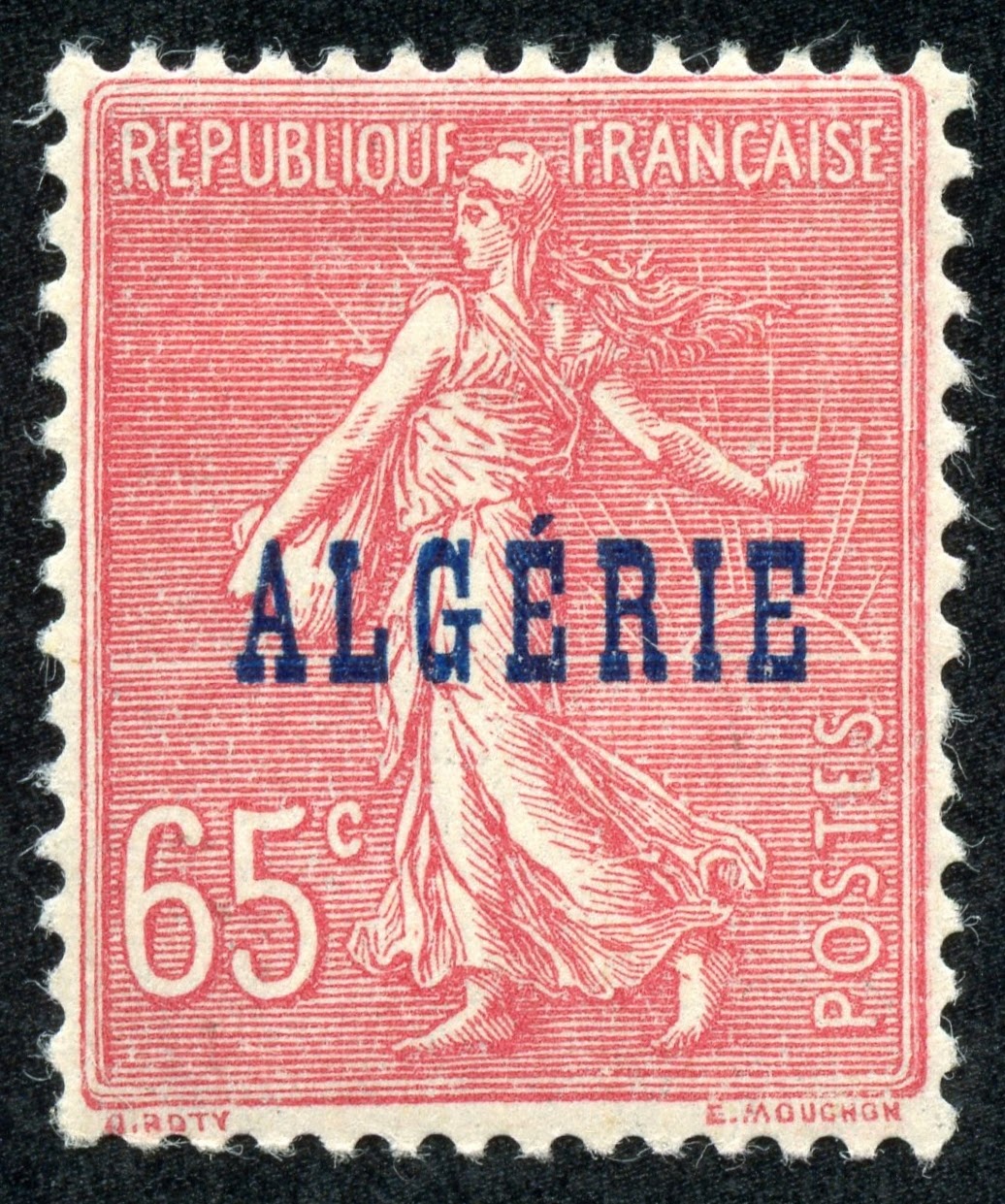 Big Blue 1840-1940: Algeria- a closer look at the stamp issues