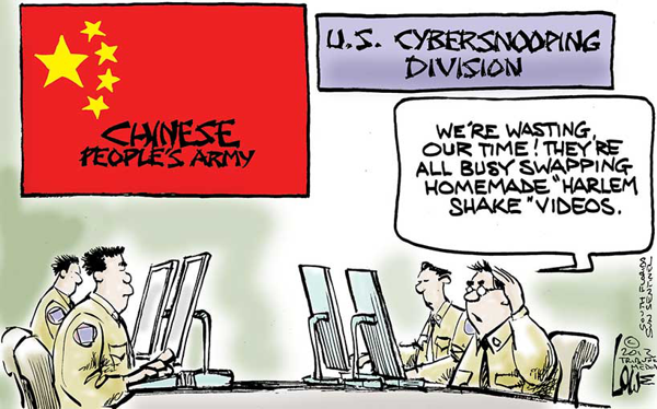 Daily Free Take-Out: The funny side of cyber war -- or maybe not so funny