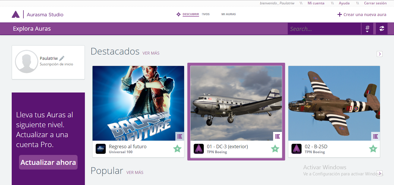 El blog de Paula: Realidad Aumentada I. AURASMA