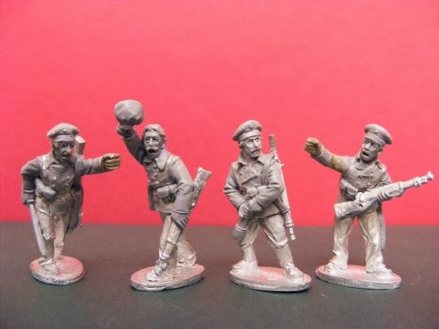 Wargame News and Terrain: Tsuba Miniatures: Red German Soldiers Previewed