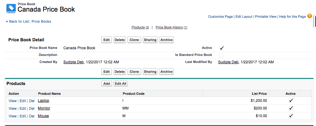 Products and Price Books in Salesforce | Technical Potpourri from ...