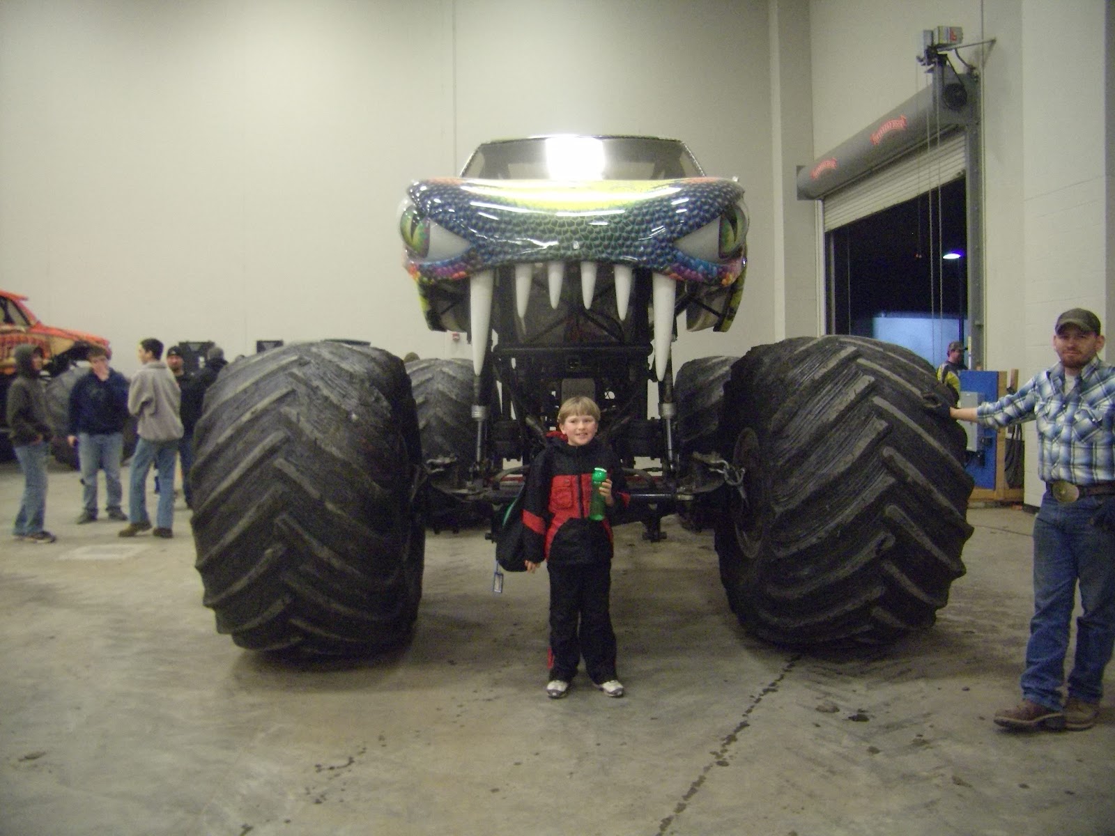 Williams Family: Up Close and Personal With Monster Trucks!