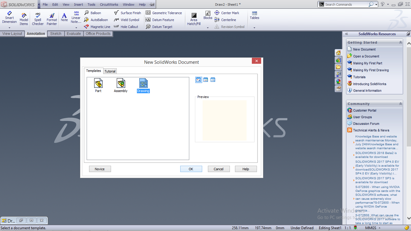 Create your custom title block using solidworks