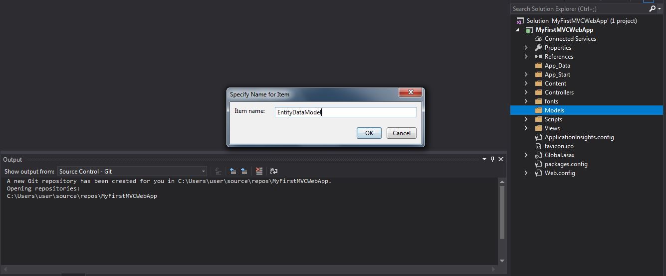 How to add entity framework in visual studio