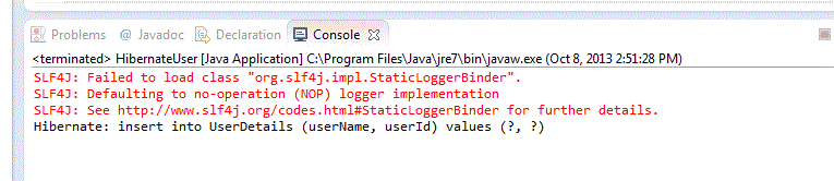 Simply Basics Create And Insert Values In A Table Using Hibernate