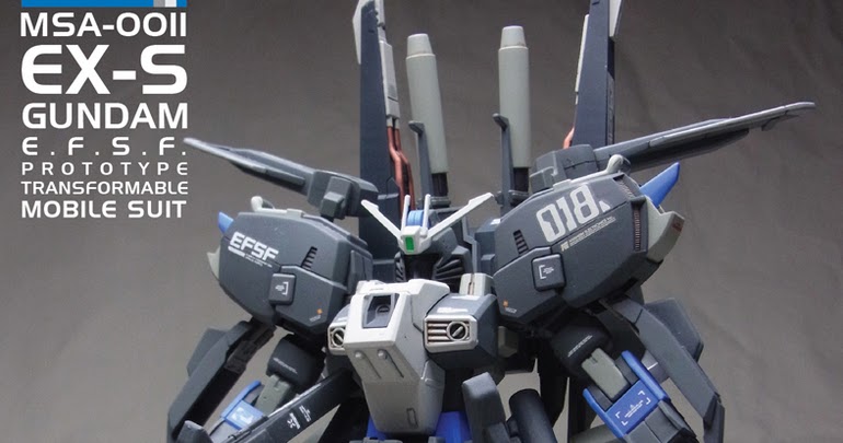 Custom Build: HG 1/144 Ex-S Gundam Mass Production Type - Gundam Kits ...