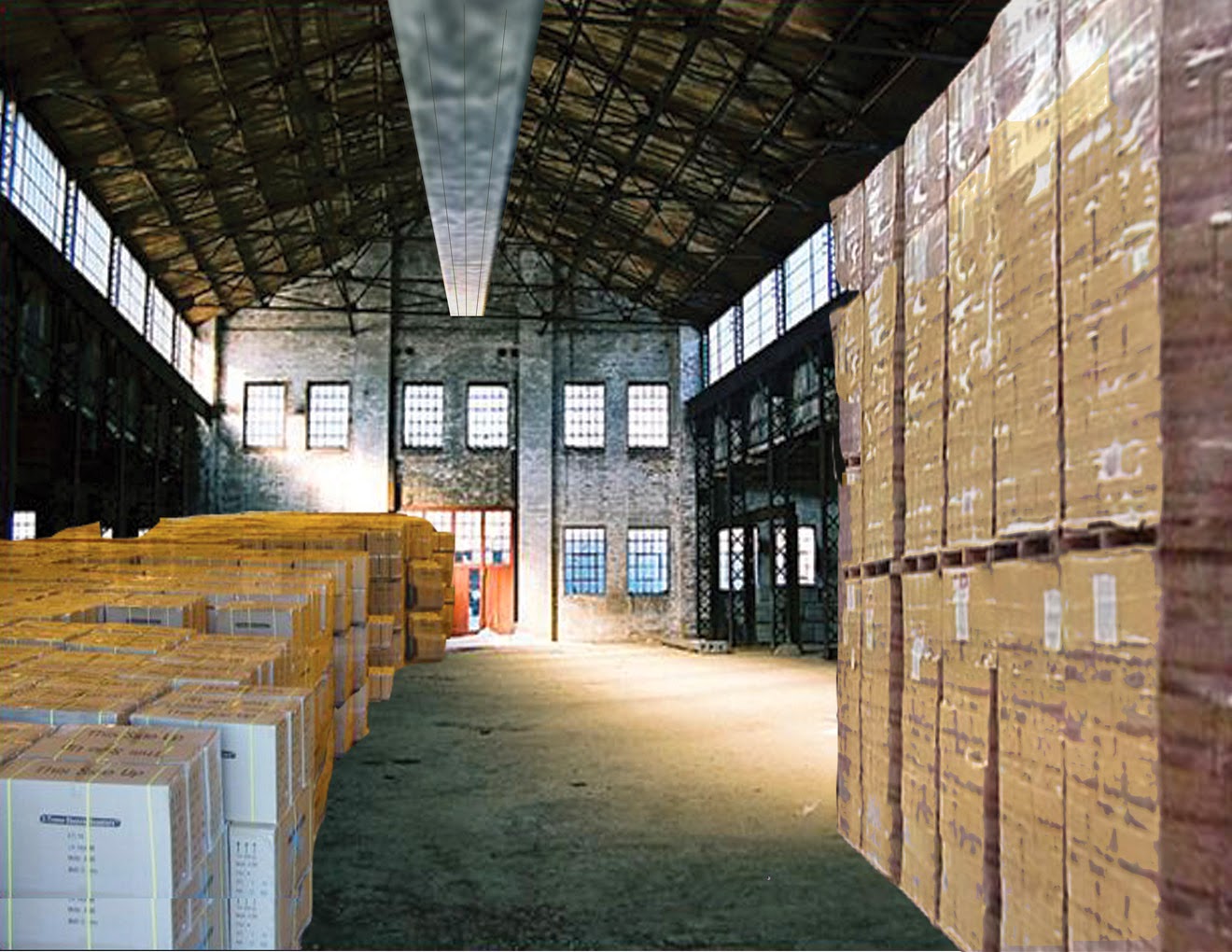 David Baca Portfolio: Warehouse Mock Up - Photoshop