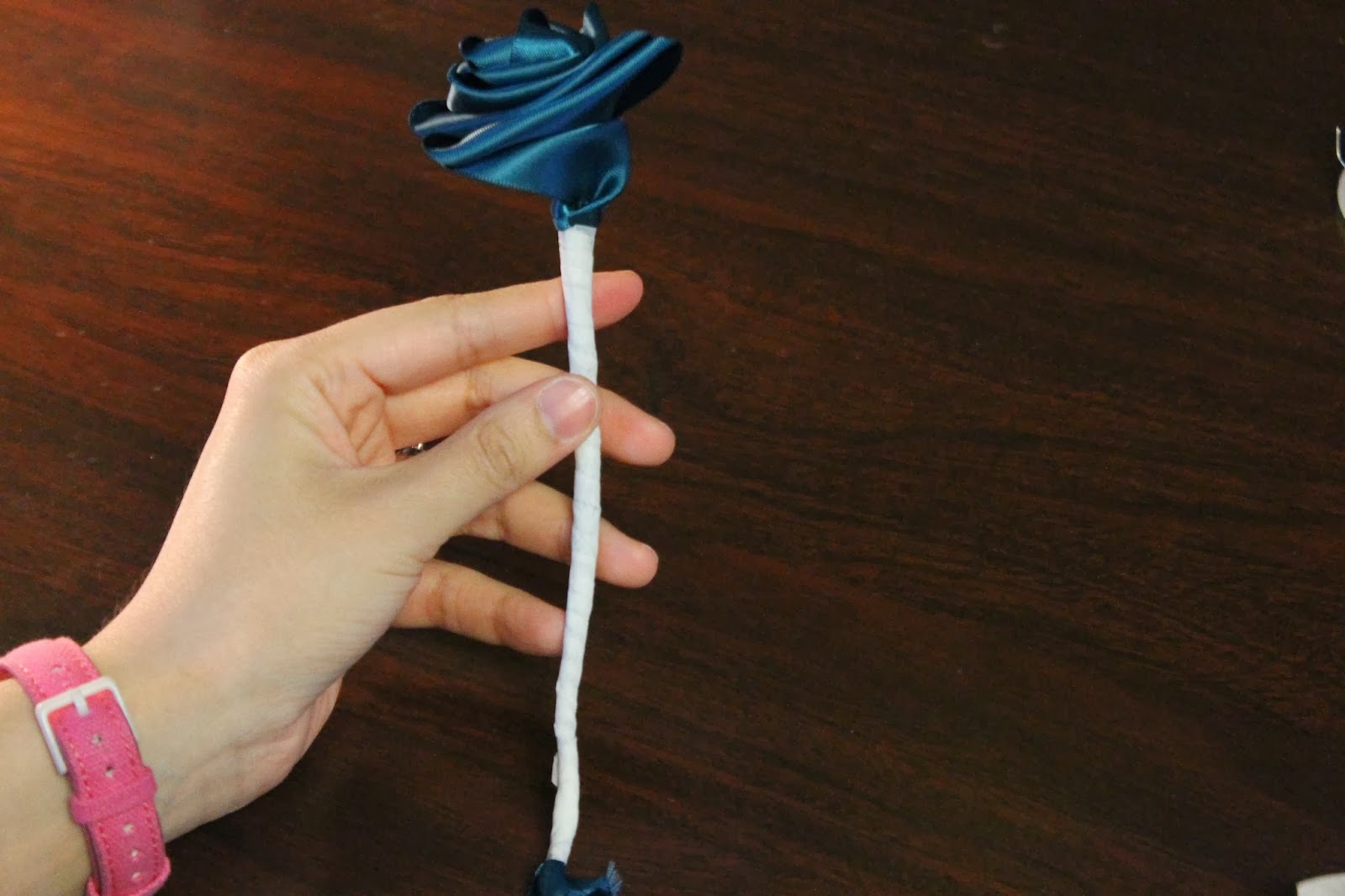 Dreaming of Dinosaurs: Ribbon Wedding Bouquet DIY