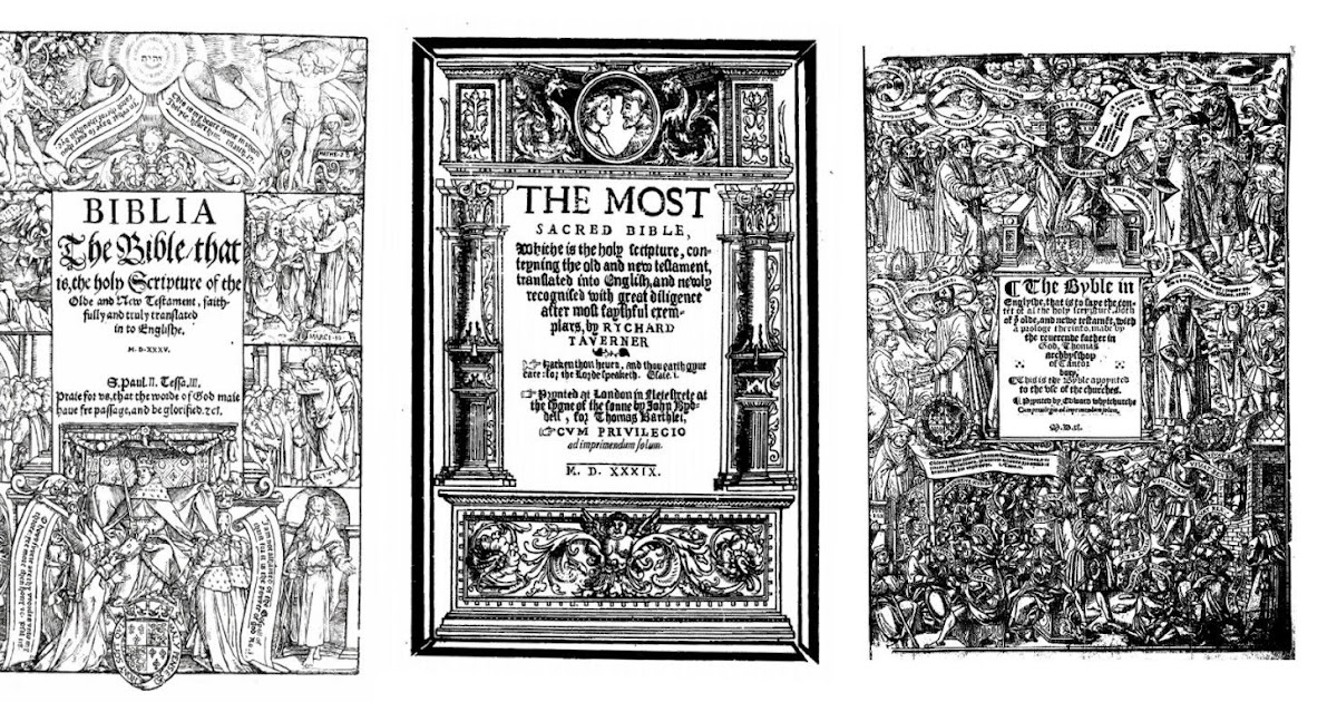 The Book Shelf: Rare Olde English Bibles to Download (Tyndale, Matthews ...