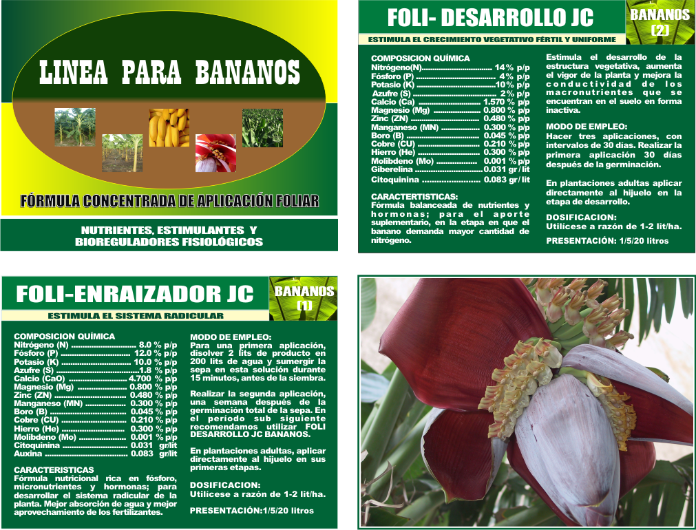 Bananos ~ Laboratorio Jimenez & Camacho