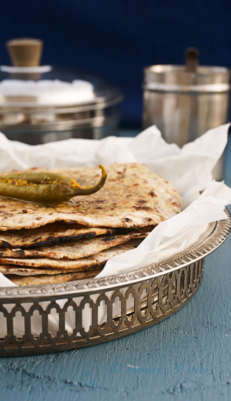Turmeric n spice: Spelt Flour and Lentil Paratha/Flat Bread
