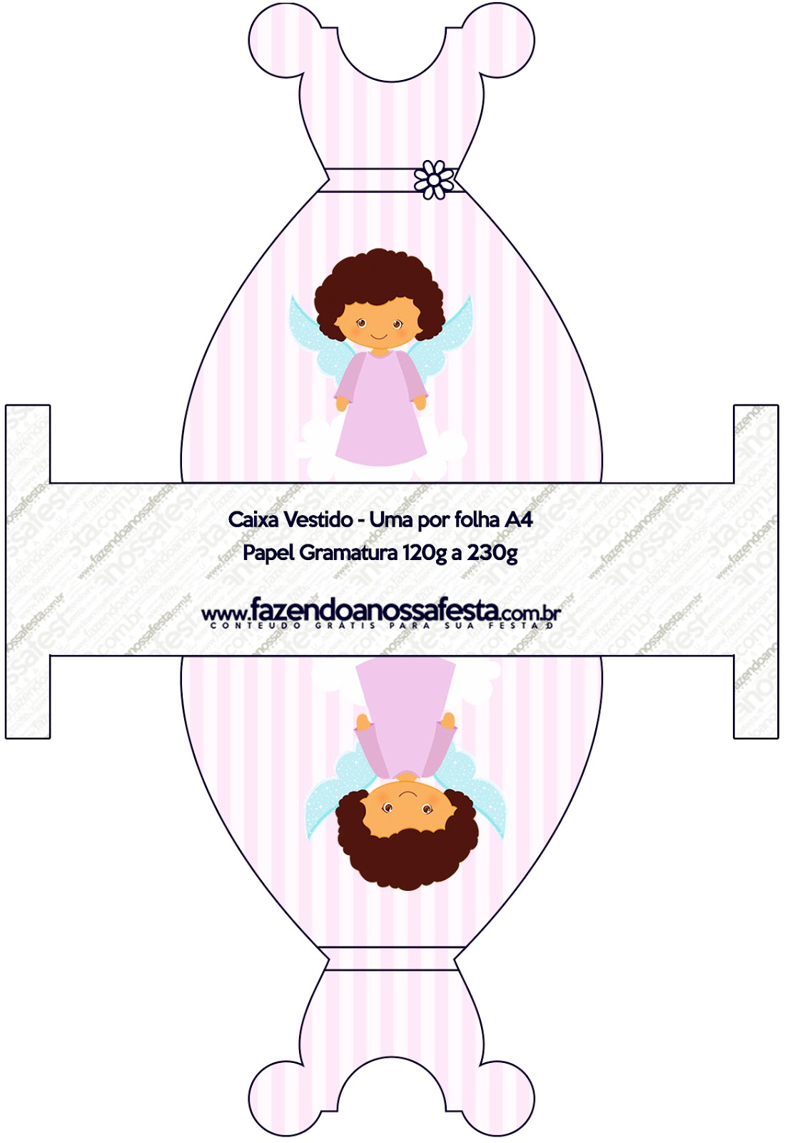 Brunette Angel Girl: Free Printable Boxes. - Oh My Baby!