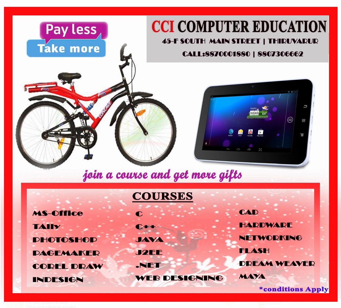 CCI COMPUTER EDUCATION THIRUVARUR