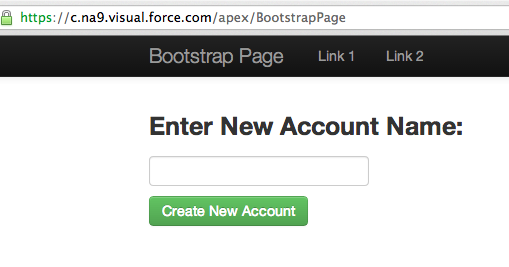 Tech Talk Bootstrap A Visualforce Page In 5 Minutes