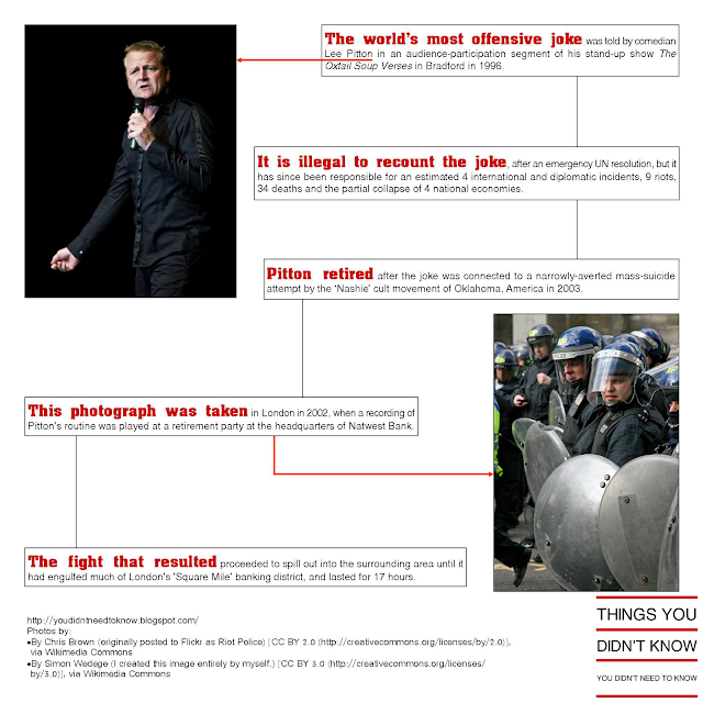 Things you didn't know you didn't need to know: Most offensive joke ...