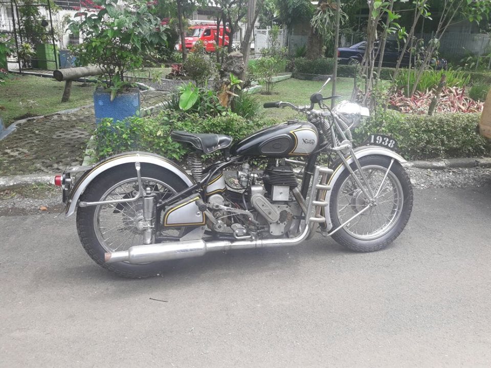 LAPAK MOTOR TUA DAN MOTOR ANTIK Forsale Norton 500cc Tahun 1938 tipe ...