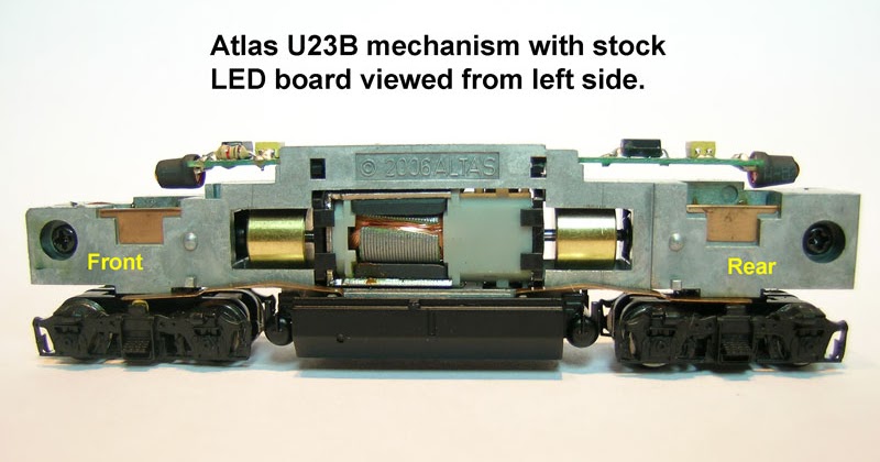 N Scale DCC Decoder Installs: TCS AMD4 in an Atlas U23B