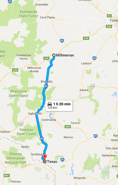 thoughts & happenings: Texas, Queensland.